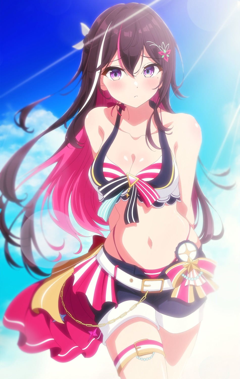 shimada (odddddd64) hololive azki (hololive) bikini garter swimsuits | #1112254 | yande.re